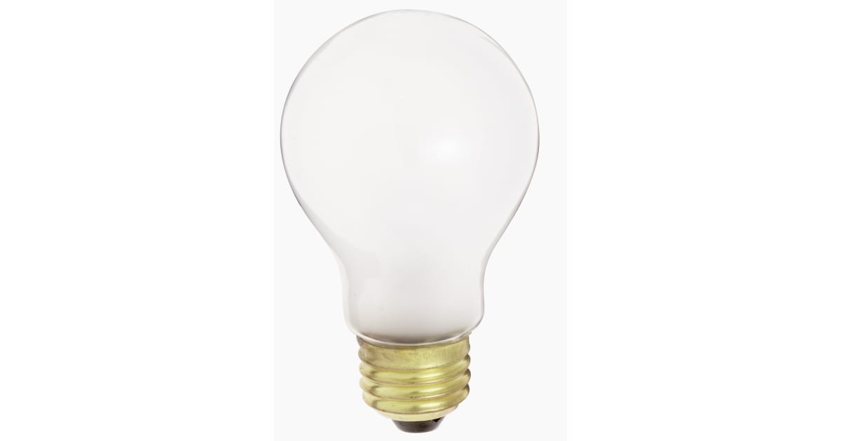 Satco Lighting S4079 Single 100 Watt Dimmable A19 Medium (E26) Incandescent Bulb - 2900K | Build.com