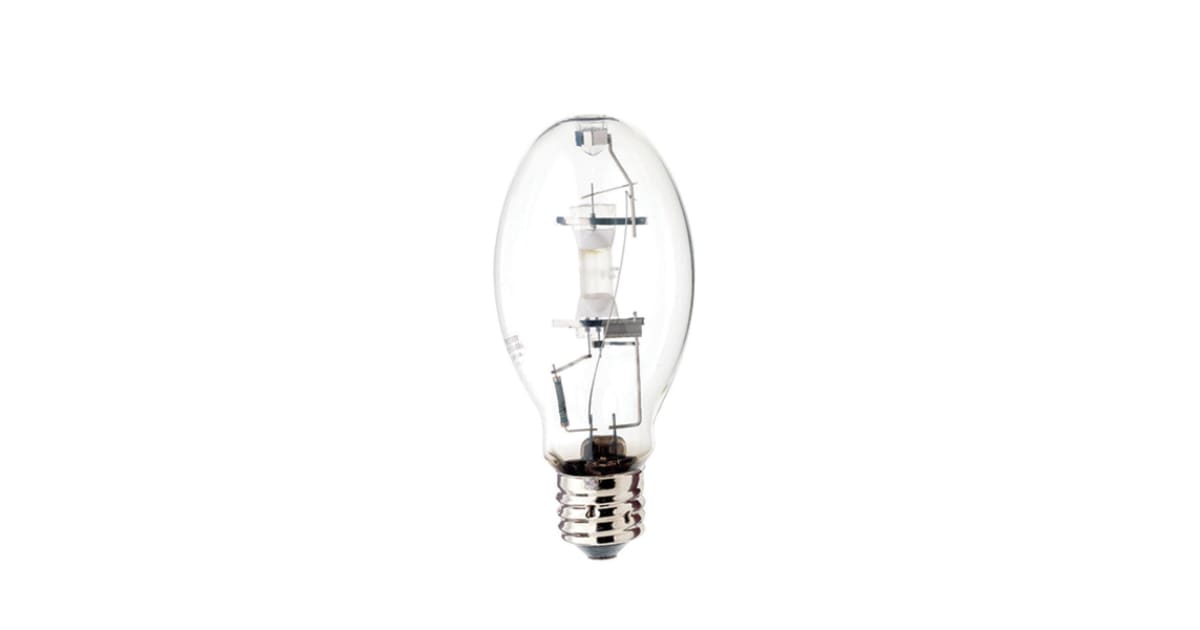 Satco Lighting S5832 Single 100 Watt ED28 Shaped Mogul (E39) Base Metal ...