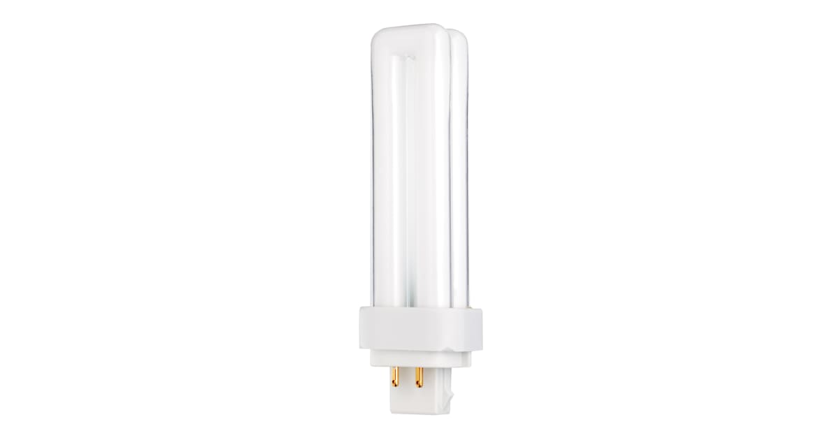 Satco Lighting S6729 Single 13 Watt T4 G24 Compact Fluorescent Bulb ...