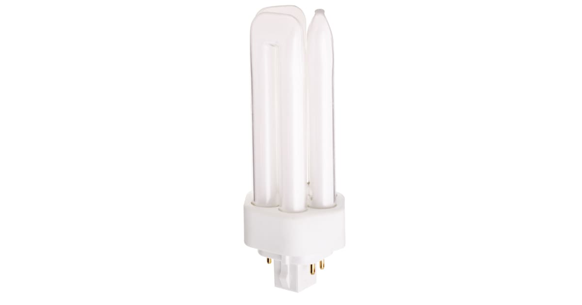 Satco Lighting S6746 Single 26 Watt T4 CFL Plugin (GX24q-3) Compact ...