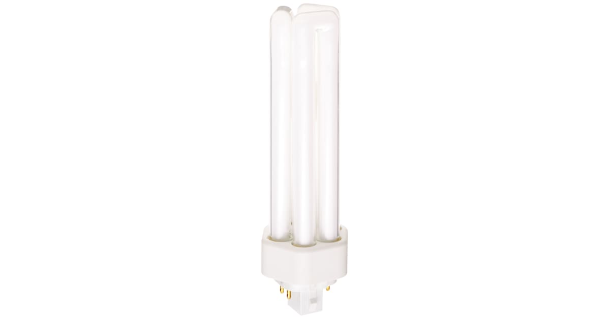 Satco Lighting S6754 Single 42 Watt T4 CFL Plugin (GX24q-4) Compact ...