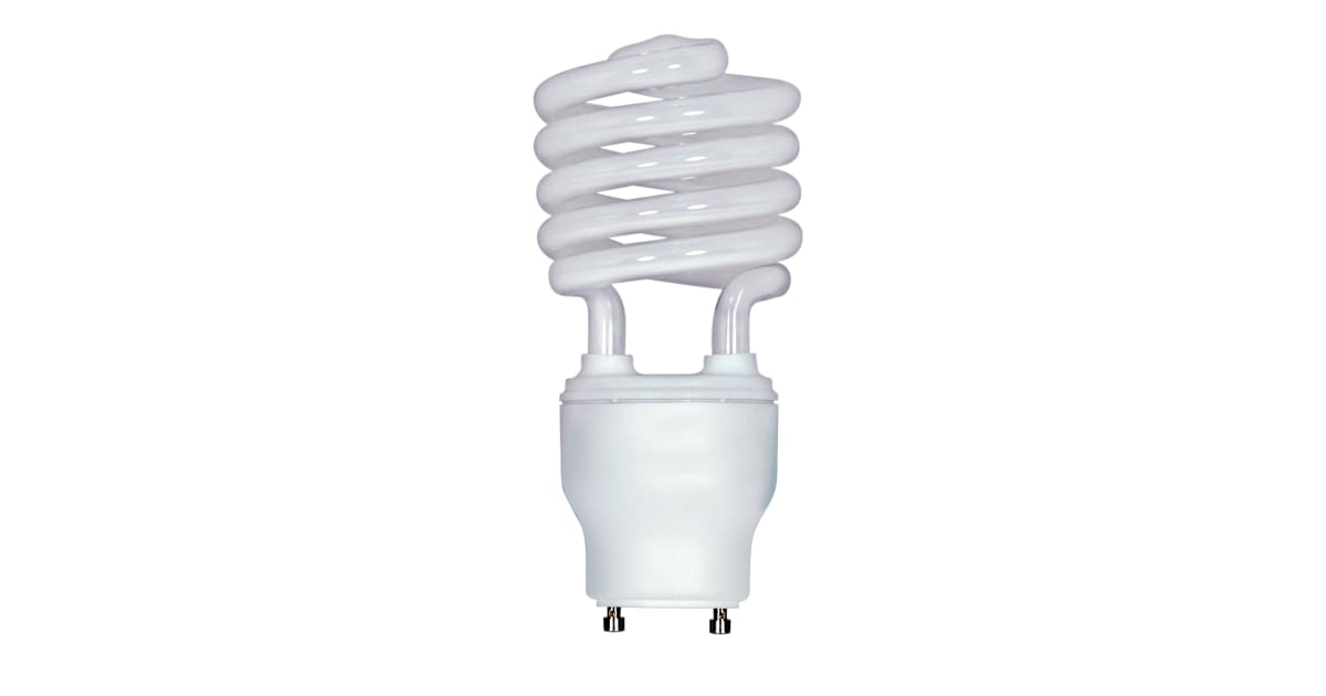 Satco Lighting S8210 Single 23 Watt T2 GU24 Compact Fluorescent Bulb ...