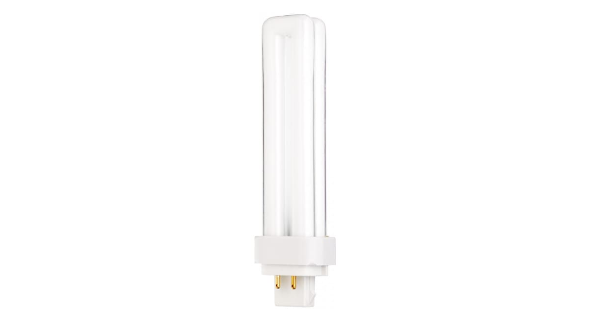 Satco Lighting S8335 18 Watt T4 Shaped G24q-2 Base Compact Fluorescent ...