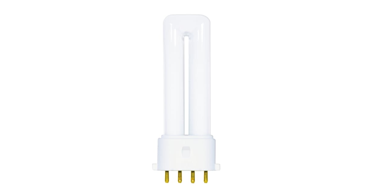 Satco Lighting S8360 Single 5 Watt T4 CFL Plugin (2G7) Compact ...