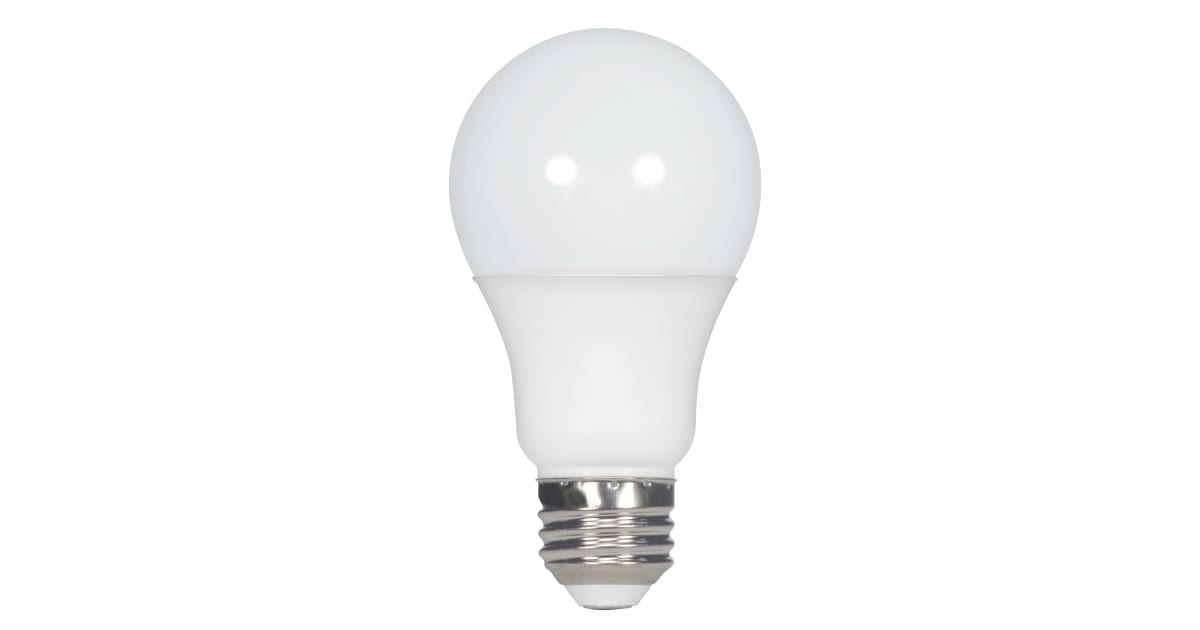 Satco Lighting S8499 Pack of (4) 12.5 Watt A19 Medium (E26) LED Bulbs ...