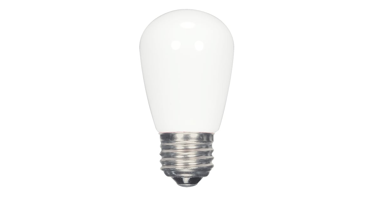 Satco Lighting S9175 Single 1.4 Watt Medium (E26) LED Bulb - 450 Lumens ...