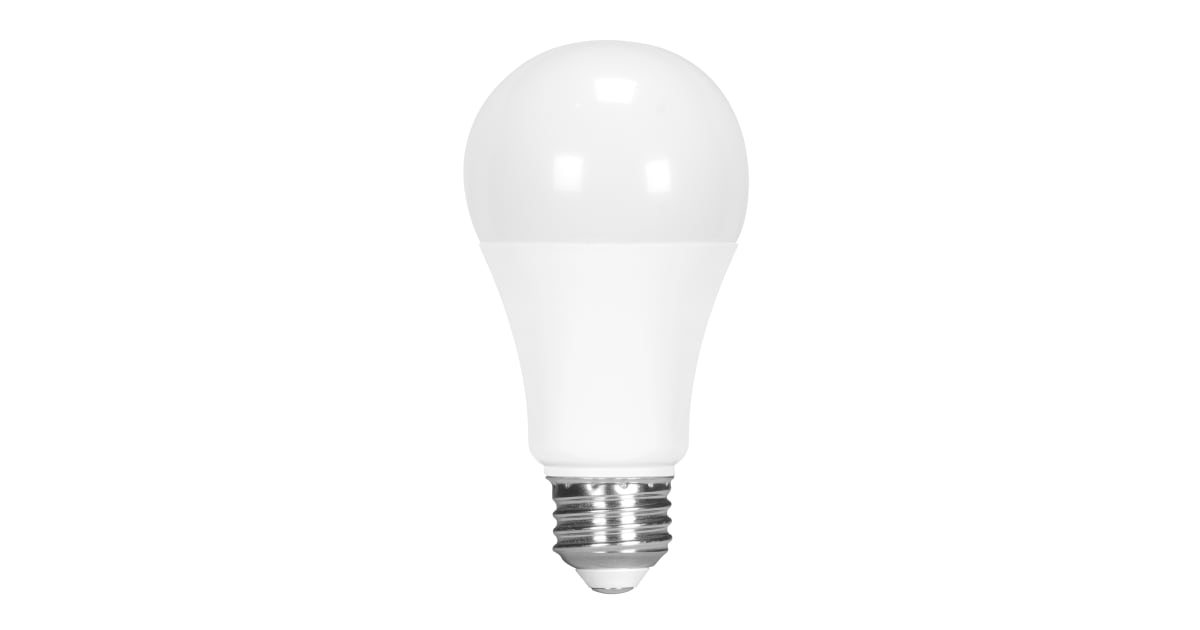 Satco Lighting S8651 Single 13 Watt White Dimmable A19 Medium (E26) 3000K LED Bulb | Ferguson Home