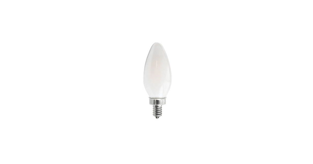 Satco Lighting S11384 8 Watt C11 LED Frosted Bulb | Ferguson Home
