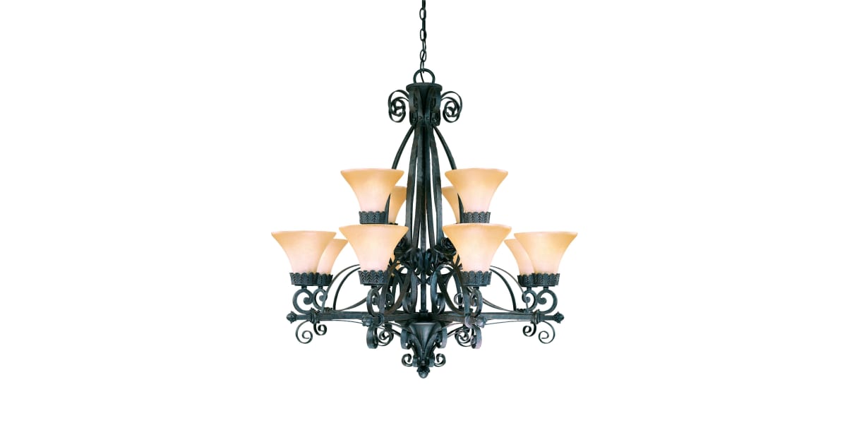 Savoy House 1-2612-12-RG Indoor Lighting Chandeliers Up Lighting from ...