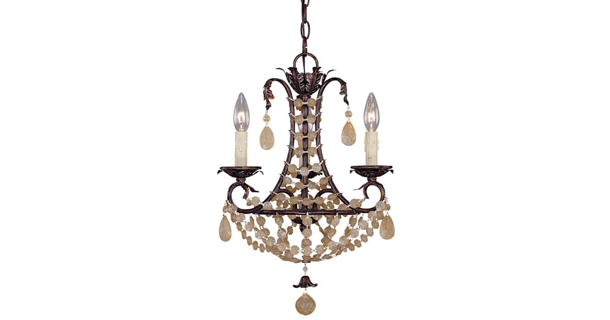 Savoy House 1-37001-3-56 Crystal 3 Light Mini Chandelier from the Mini ...