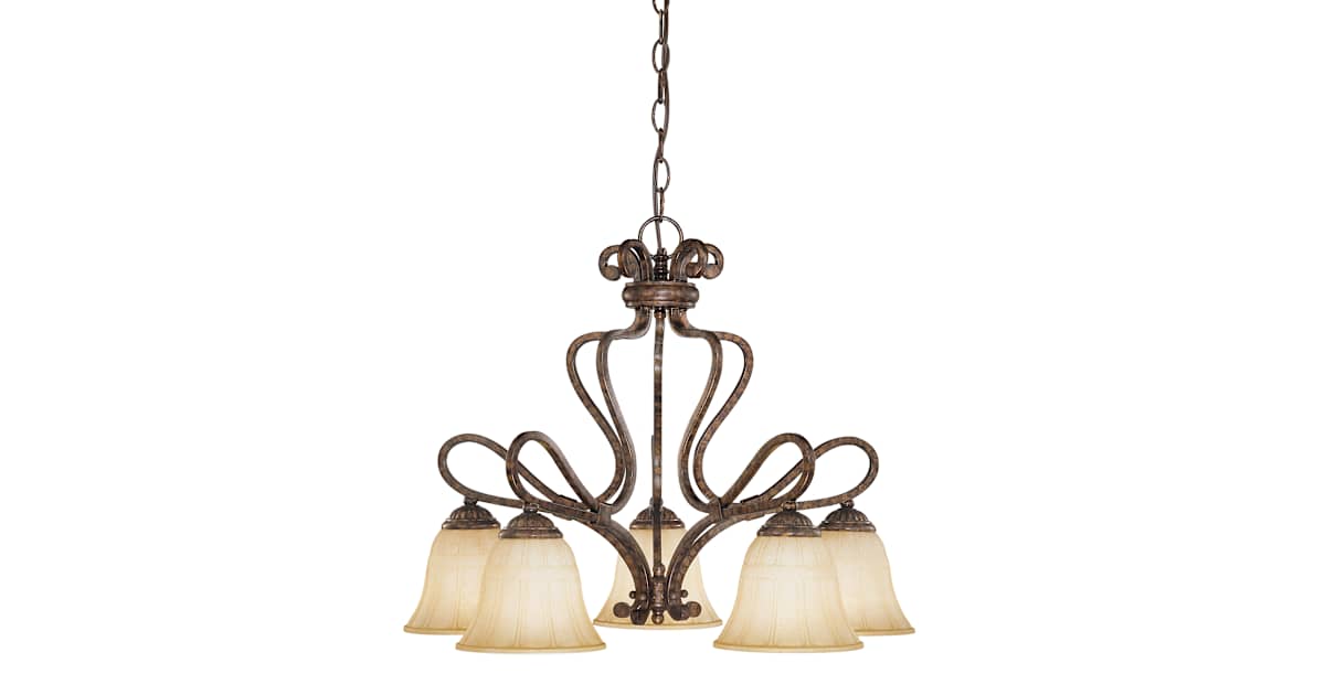 Savoy House 1-4253-5-56 SS2P Five Light Down Lighting Chandelier from ...