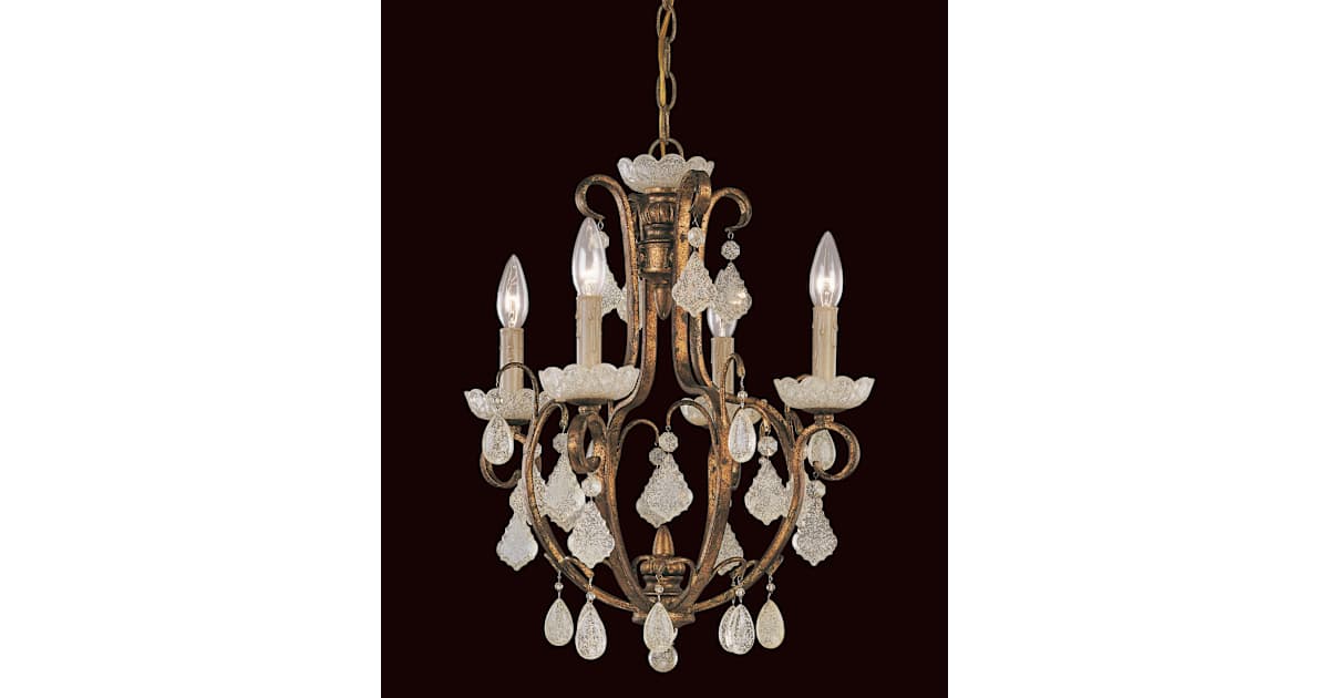 Savoy House 1-5700-4-300 Four Light Up Lighting Chandelier from the ...