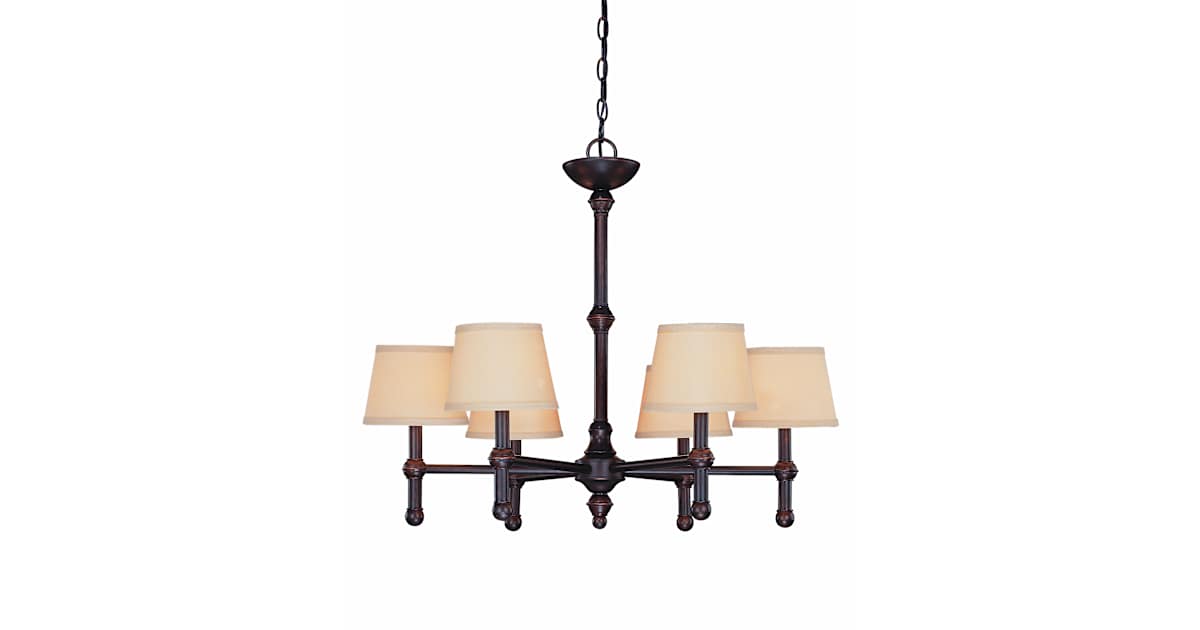 Savoy House 1-70041-6-13 6 Light Up Lighting Chandelier from the Nachez ...