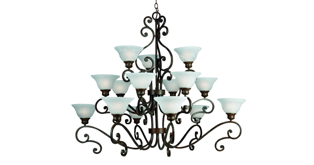 Savoy House 513-15-72 15 Light Up Lighting Chandelier from the Helena ...