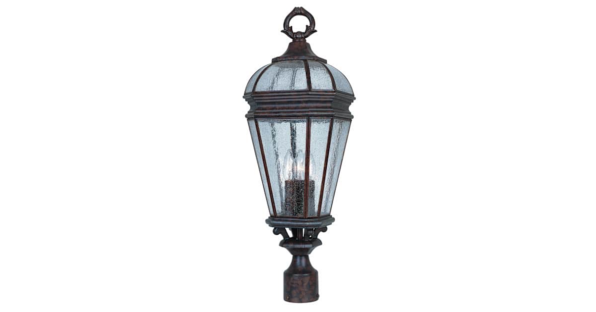 Savoy House 5-109-8 3 Light Post Light from the Via Fete Collection ...