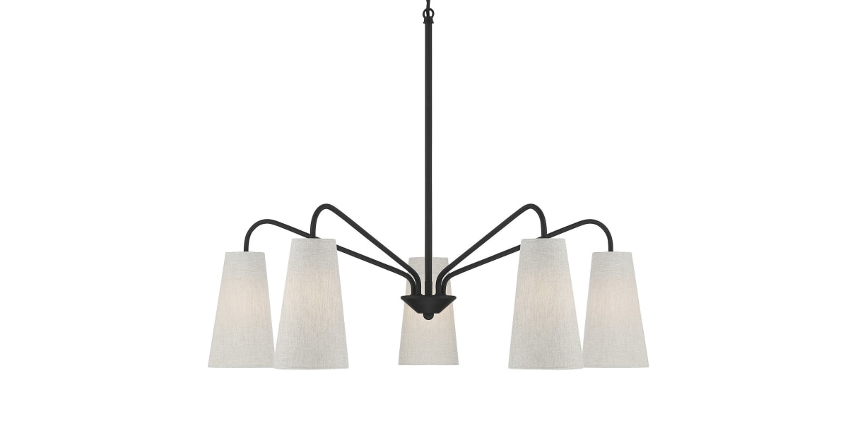 Savoy House 1-1786-5-89 Edgewood 5 Light 32" Wide Chandelier | Ferguson ...