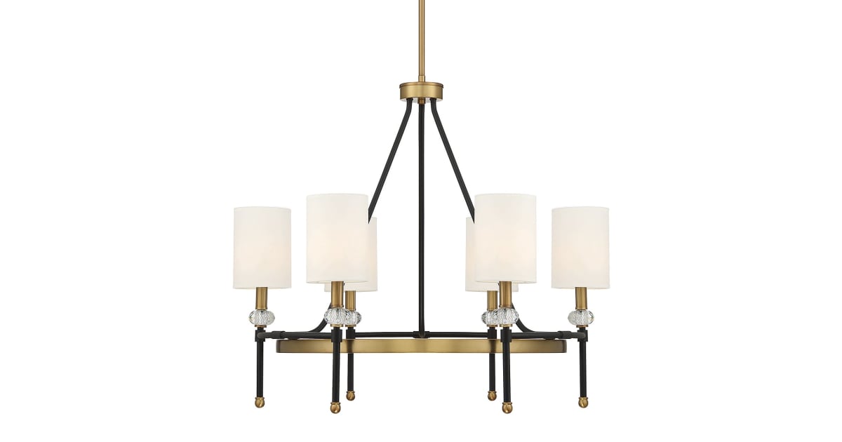 Savoy House 1-1893-6-143 Tivoli 6 Light 28" Wide Crystal Ring ...