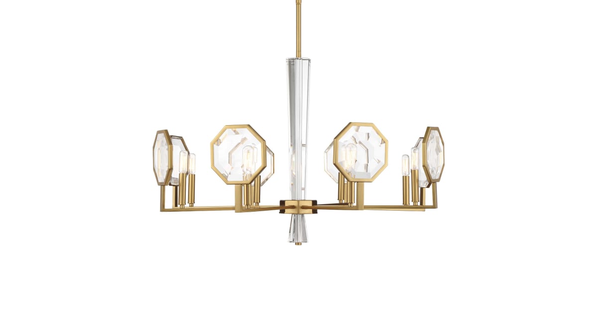Savoy House 1-2218-8-322 Leighton 8 Light 36" Wide Crystal Chandelier ...