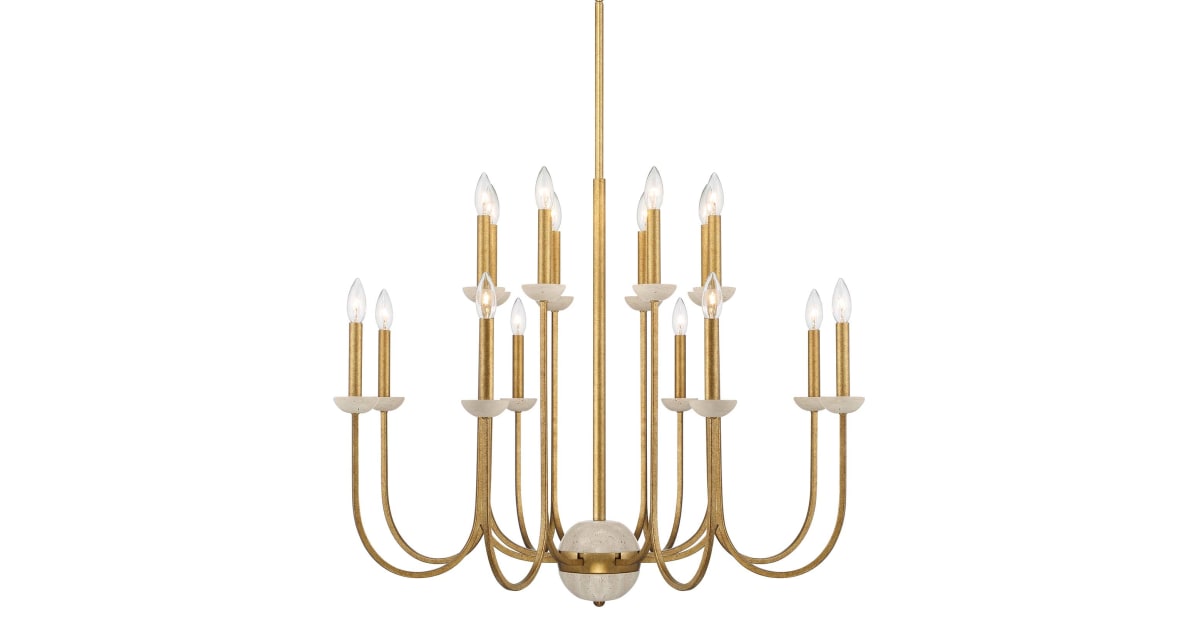 Savoy House 1-2296-16-262 Oakhurst 16 Light 36" Wide Taper Candle Style ...