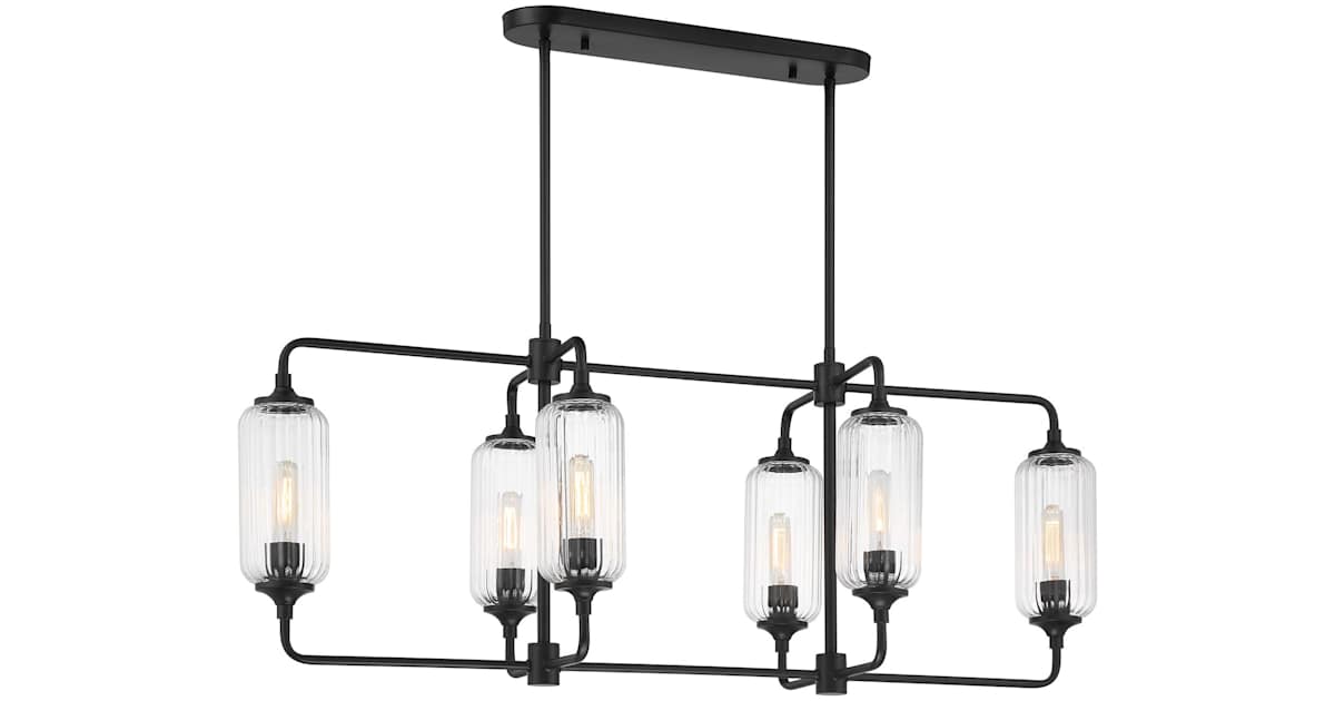 Savoy House 1-3026-6-89 Holton 6 Light 42" Wide Linear Chandelier ...