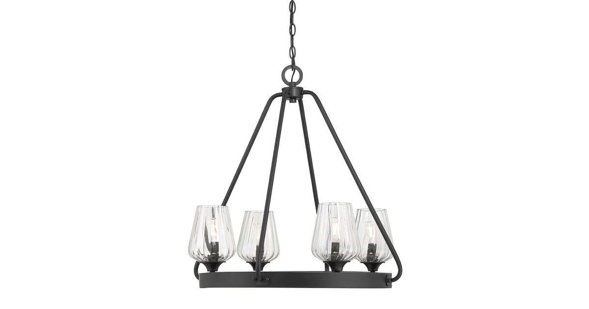 Savoy House 1-3392-4-89 Carlton 4 Light 24" Wide Chandelier | Ferguson Home