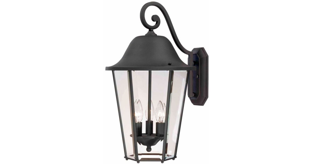 Savoy House 5-6213-BK Truscott 3 Light 21" Tall Outdoor Wall Sconce ...