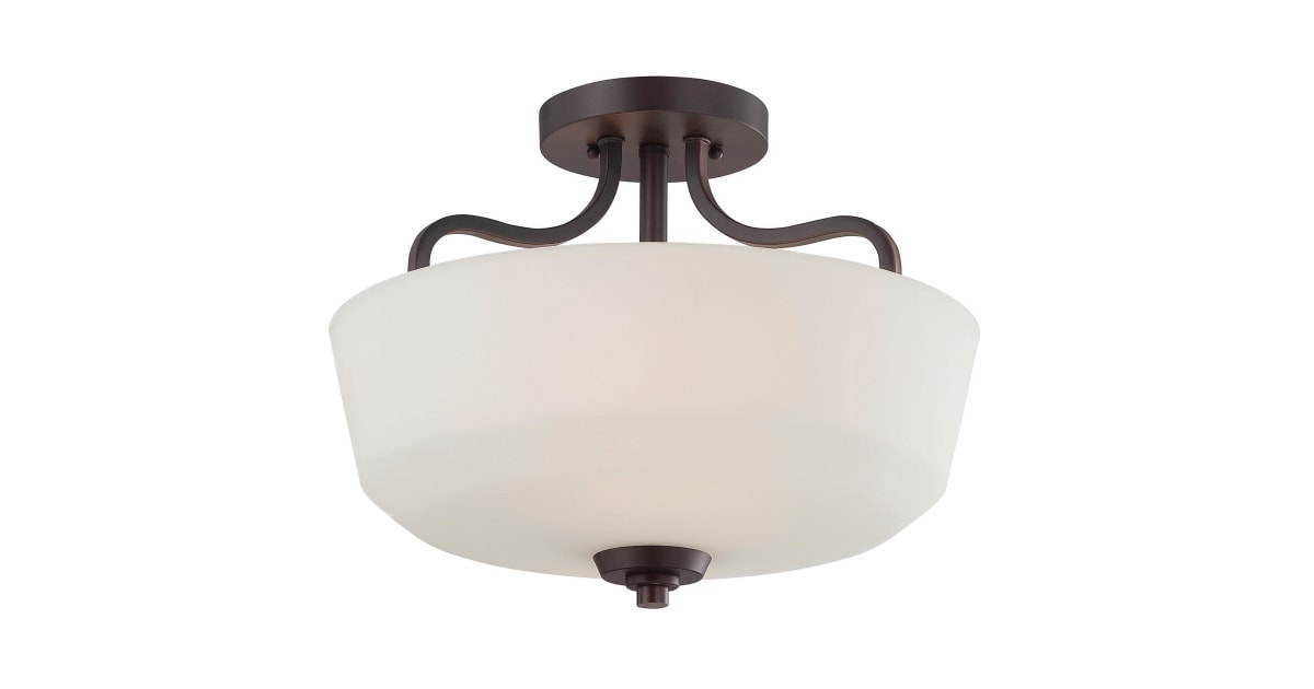 Savoy House 6-6223-2-13 Charlton 2 Light Semi-Flush Ceiling Fixture ...