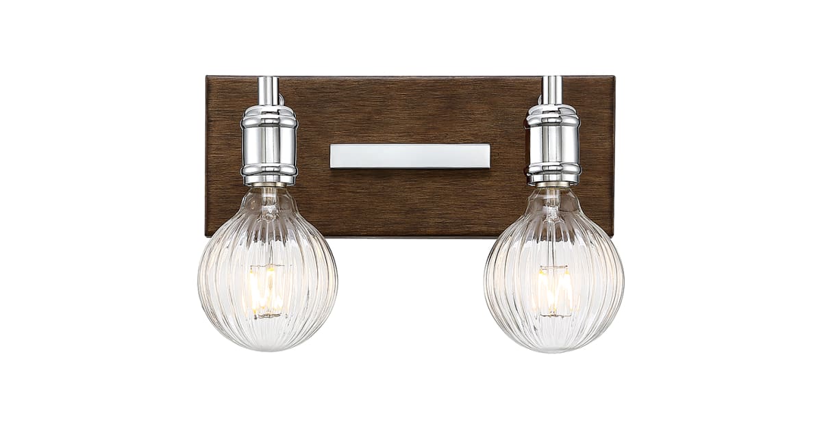 Savoy House 8-3405-2-73 Barfield 2 Light 12" Wide LED Bathroom Vanity ...