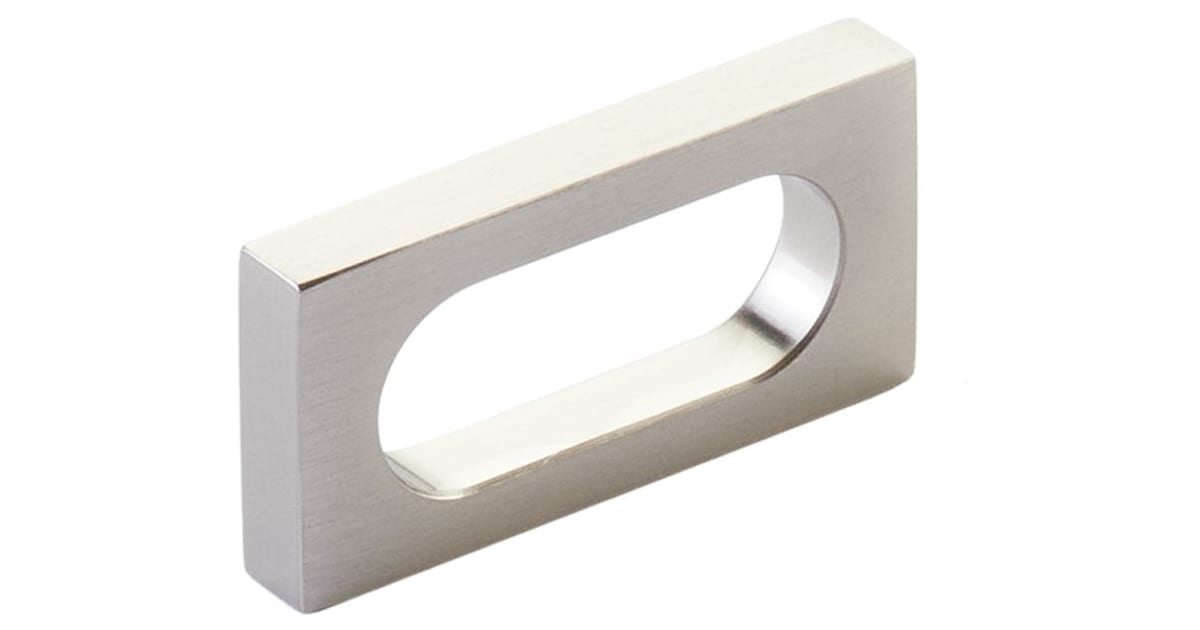 Schaub and Company 10031-BN Cafe Modern 2" Center to Center Rectangular ...