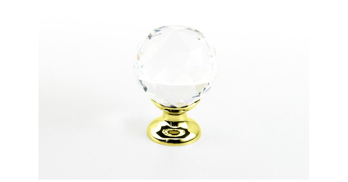 Schaub and Company 70-CS-03 Stargaze 1-1/8" Faceted Crystal Cabinet ...