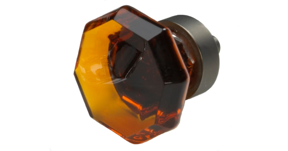 Schaub and Company 71-AM-BZ Fire 1-1/8" Crystal Traditional Antique ...