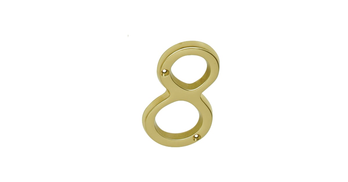 Schlage 3086 605 Classic House Number 8 | Ferguson Home