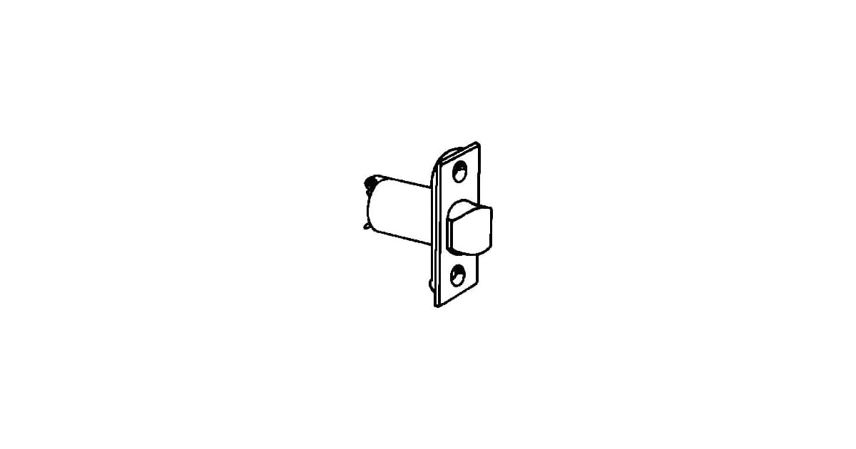Schlage 11111626 2 3/4" Replacement Spring latch with Square Corner 1 ...