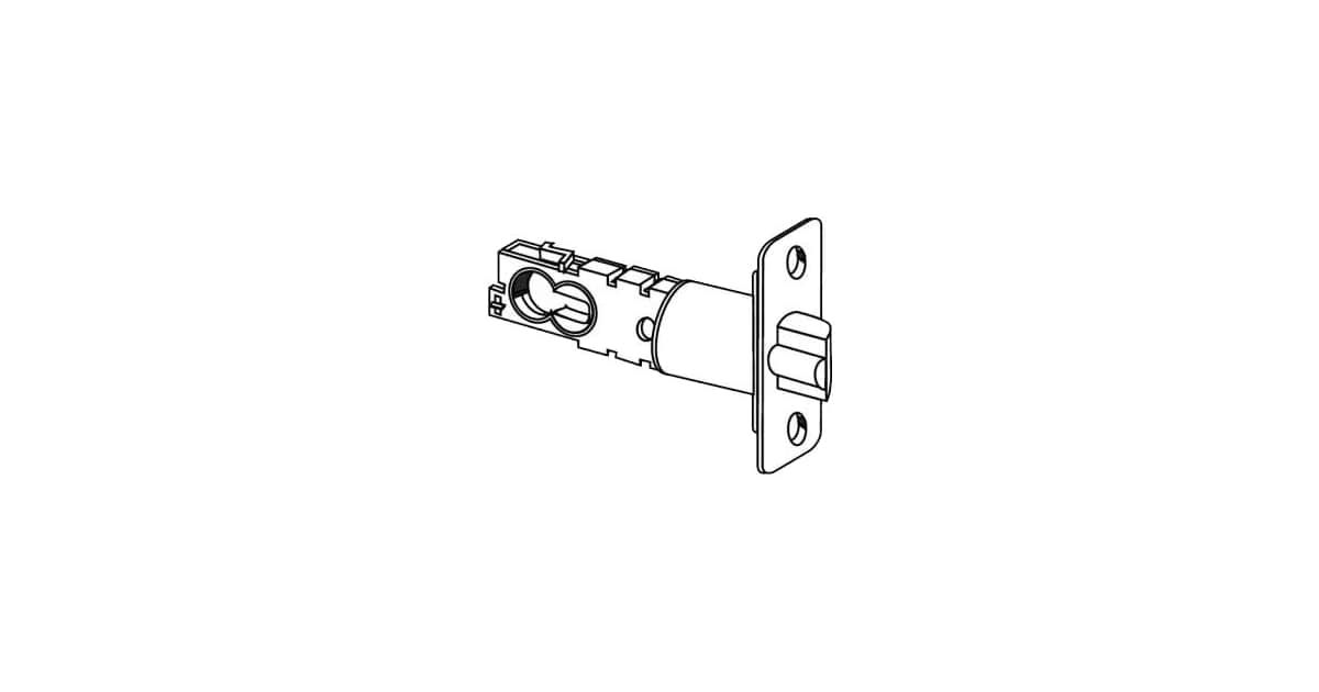 Schlage 16204605 2 3/8" or 2 3/4" Replacement Deadlatch with 1/4 ...