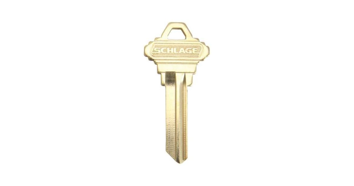 Schlage 35101C Blank Key for type C Keyways | Ferguson Home