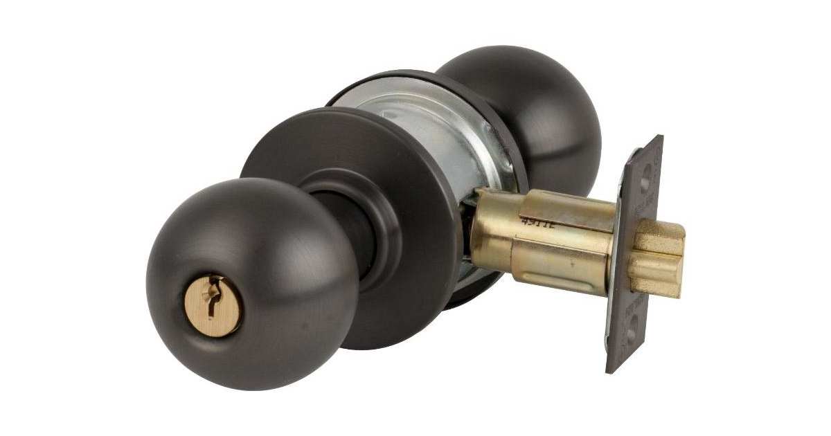 Schlage A80PORB613 Orbit Storeroom Door Knob Set | Ferguson Home