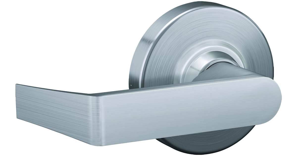 Schlage ALX10PRHO626 Rhodes Passage Door Lever Set with Round Rose from ...