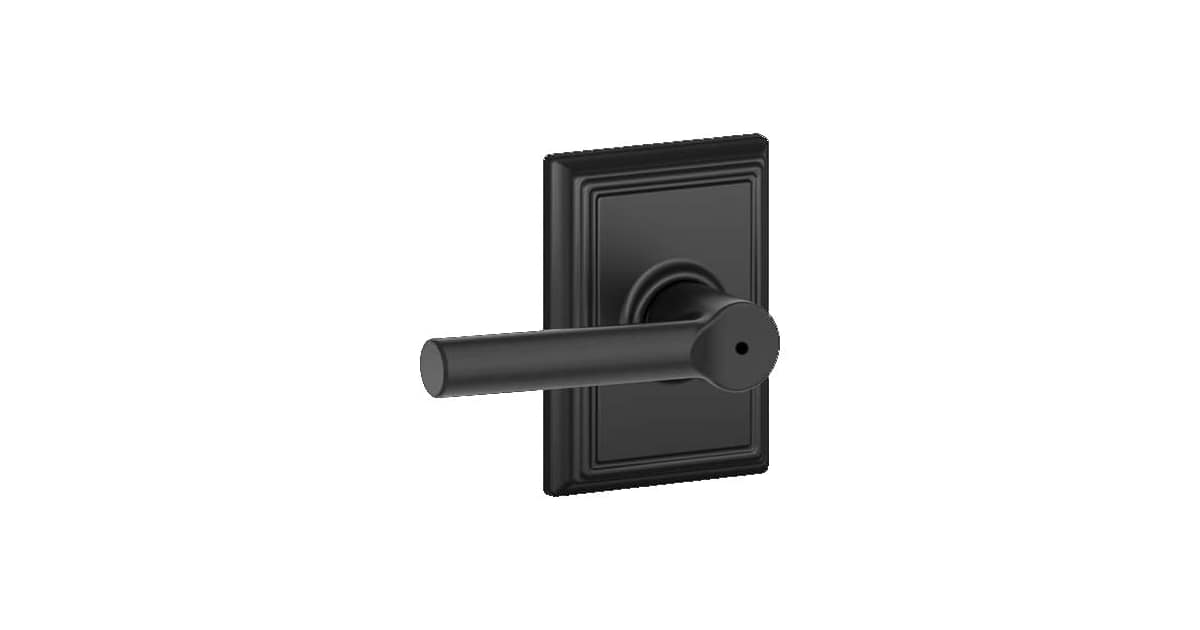 Schlage F40BRW622ADD Broadway Privacy Door Lever Set with Addison Trim ...