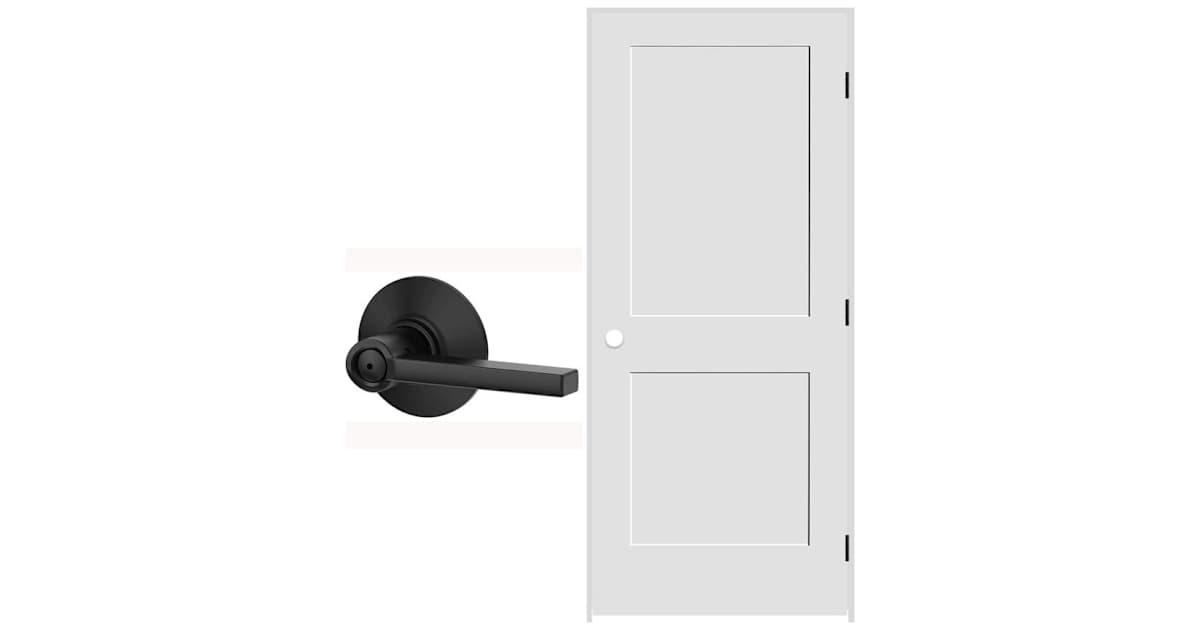 Schlage F40LAT622-28688402RH6916 32" W x 80" H Double Panel Right ...