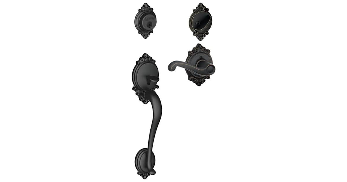 Schlage F60BRKFLABRKLH716 Brookshire Left Handed Sectional Single ...