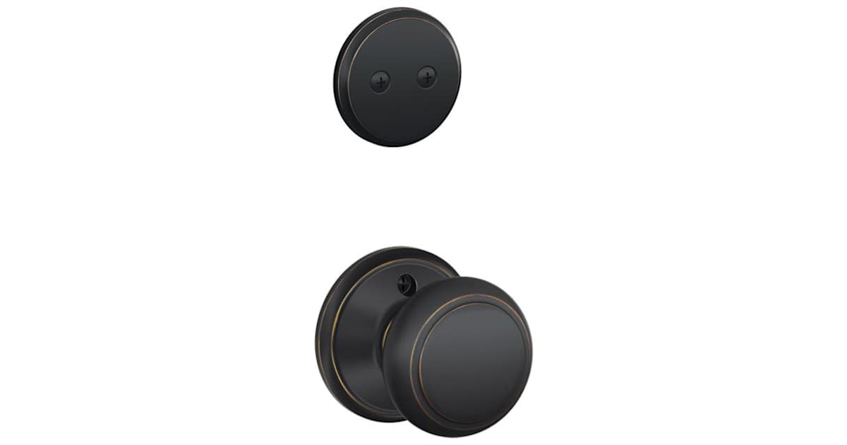 Schlage F94AND716 Andover One-Sided Dummy Interior Pack - Exterior ...