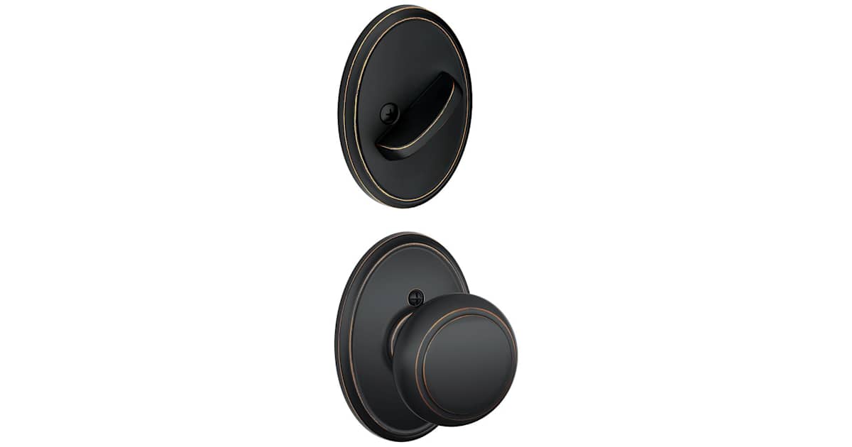 Schlage F94AND716WKF Andover One-Sided Dummy Interior Pack with ...