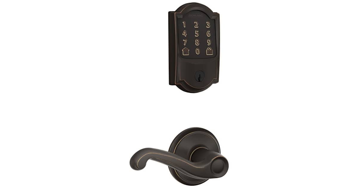 Schlage FBE489WBCAMFLA716 Encode WiFi Enabled Electronic Keypad ...