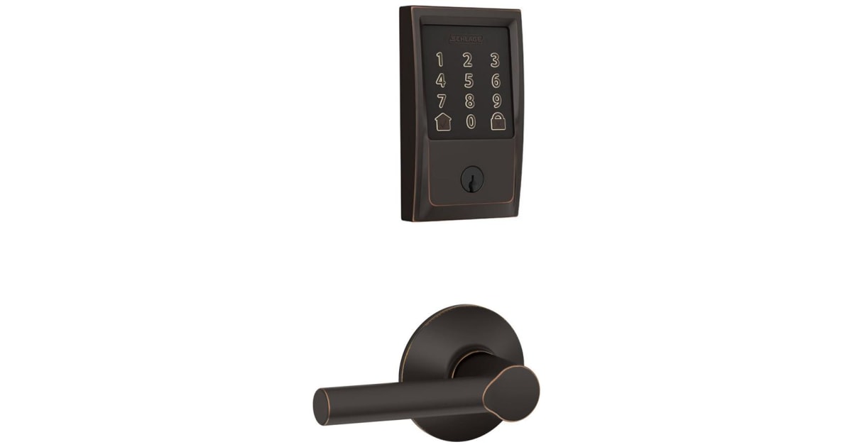 Schlage FBE489WBCENBRW716 Encode WiFi Enabled Electronic Keypad ...
