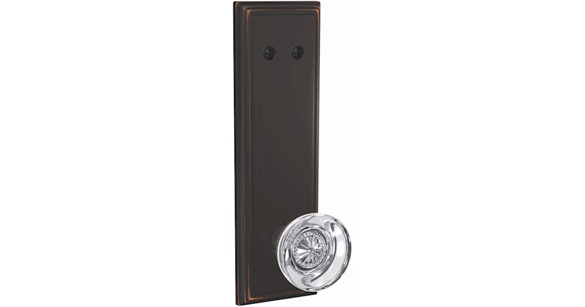 Schlage FCT94HOB716ADD Custom Hobson One-Sided 3/4 Trim Dummy Interior ...