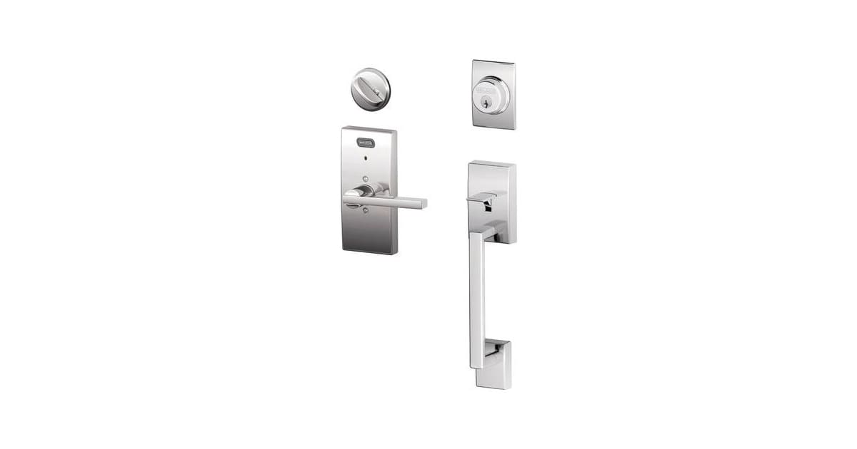 Schlage FE60-LAT-625-CEN-LH Built-In Alarm Century Single Cylinder ...