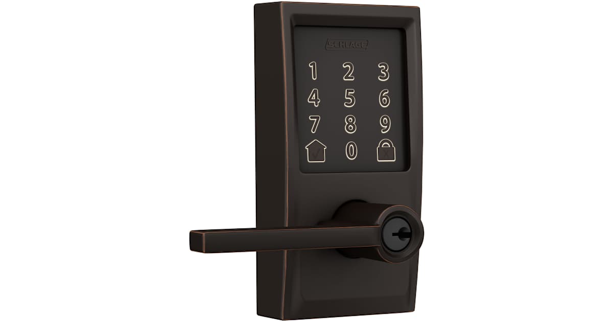 Schlage FE789WBCEN716LAT Encode WiFi Enabled Electronic Keypad Latitude ...