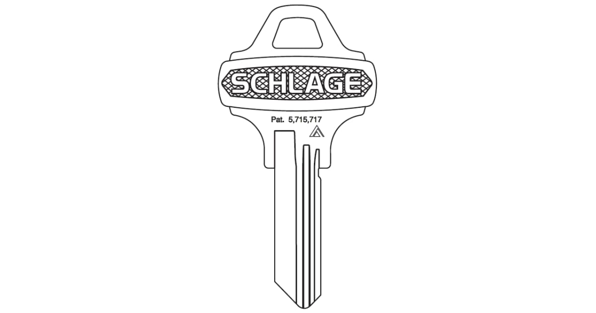 Schlage 35009C123 Key Blank for C123 Keyway | Ferguson Home