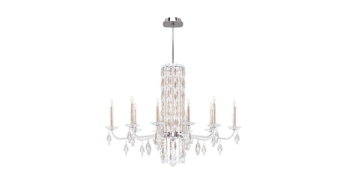 Schonbek RS83101N-48S Sarella 10 Light 41" Wide Crystal Chandelier with ...