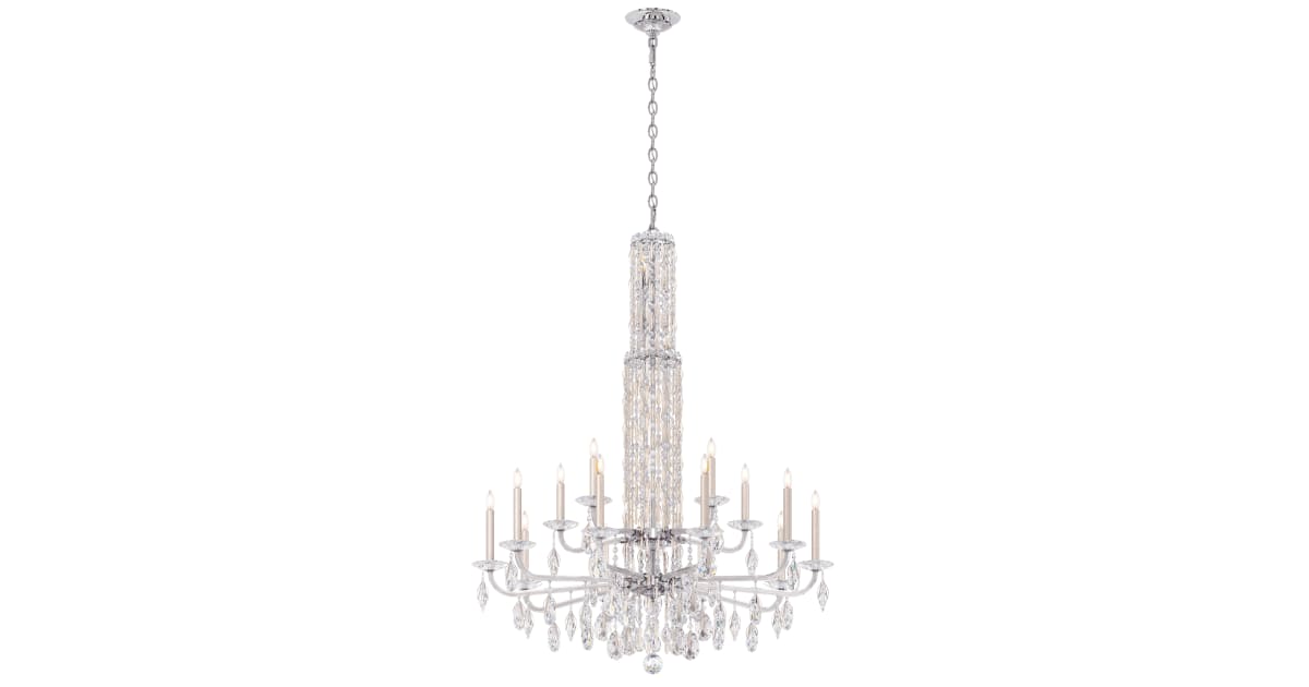 Schonbek RS84151N-48S Sarella 15 Light 41" Wide Crystal Chandelier with ...